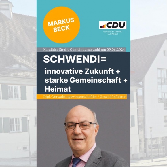 Markus Beck | CDU Schwendi-Wain